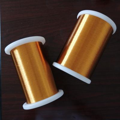 China O poliuretano autoadesivo CCA esmaltou a classe redonda 130/155 do fio de cobre 0.085mm à venda