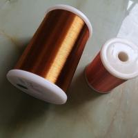 China Class 180 0.12mm Self Adhesive Enameled Copper Wire Red Copper EIW Coating for sale