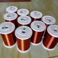 China 0.019mm Aromatic Polyimide Copper Enameled Wire Class 240 Insulating Enamel for sale