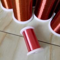 China 0.19mm Polyesterimide Coating Enameled Round Copper Wire Self Bonding Layer for Motor for sale