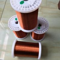 China 0.22mm Enameled Copper Magnet Wire 240 Class High Temperature Polyimide Insulated for sale
