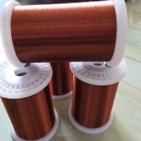 China Class155 Polyester Enameled Copper Wire 0.06mm Round for Refrigeration and HVAC for sale