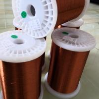 China 0.1mm Polyesterimide Enameled Copper Wire Class 180/200 Self Bonding for Voice Coil for sale