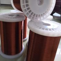 China 0.1mm Polyesterimide Enameled Copper Wire Class 180/200 Self Bonding for Voice Coil for sale