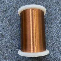 China Polyamideimide Composite Polyester Enamel Coated Copper Wire 0.04mm Class 200 Self Bonding for sale