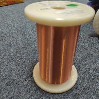 China Polyesterimide Self Adhesive Enameled Copper Magnet Wire 0.085mm 220 Class Hot Air Bonding for sale