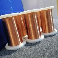 China EIW Round Solvent Copper Enameled Wire 0.34mm Polyesterimide Insulation 200 Thermal Rating for sale
