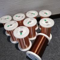 China 0.15mm Class 155 Polyester Enameled Copper Wire for Motor Winding for sale