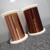 China Self Adhesive Polyesterimide Enameled Copper Wire 0.24mm Class 200 for Magnetic Coils for sale