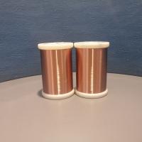 China Self Adhesive Enameled Copper Wire 0.06mm Polyesterimide Coating 200 Thermal Rating for Voice Coils for sale