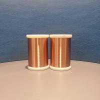 China Self Adhesive Enameled Round Copper Wire 0.11mm 200C Thermal Rating for Voice Coils for sale