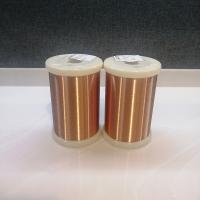 China Self Adhesive Enameled Copper Wire 0.06mm Polyesterimide Coating 200 Thermal Rating for Voice Coils for sale