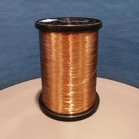 China Self Adhesive Enameled Round Copper Wire 0.11mm 200C Thermal Rating for Voice Coils for sale