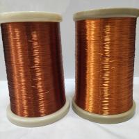 China 0.2mm Self Bonding Copper Enameled Wire 155°C Polyester Coating Alcohol Soluble for sale