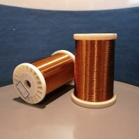 China Polyamideimide Polyester Coated Magnet Wire Copper 0.16mm Class 200 Self Bonding for sale
