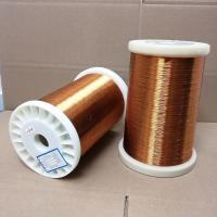 China 0.12mm Class 200 Polyesterimide Self Bonding Enameled Copper Magnet Wire for Induction Coils for sale