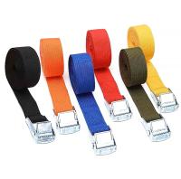 China 2.5cm Elastic Hook And Loo Metal Buckle Polyester Heavy Duty Elastic Loop Fastener for sale