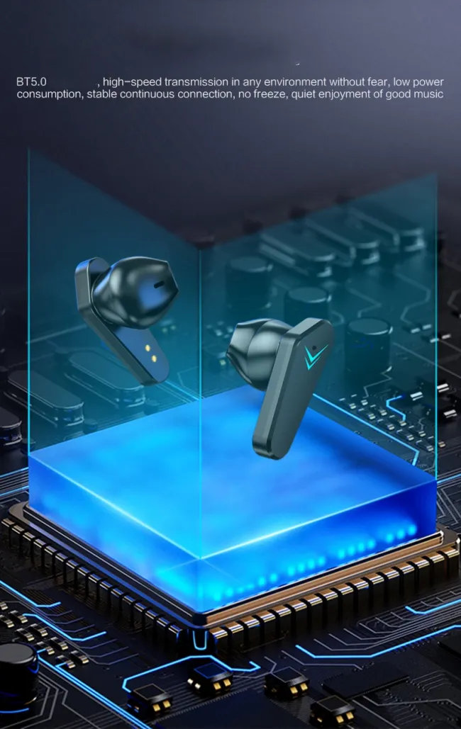 X15 Wireless 5.0 Gaming Earphone Mini Stereo True Headphone Magnetic Charging Sports Headset