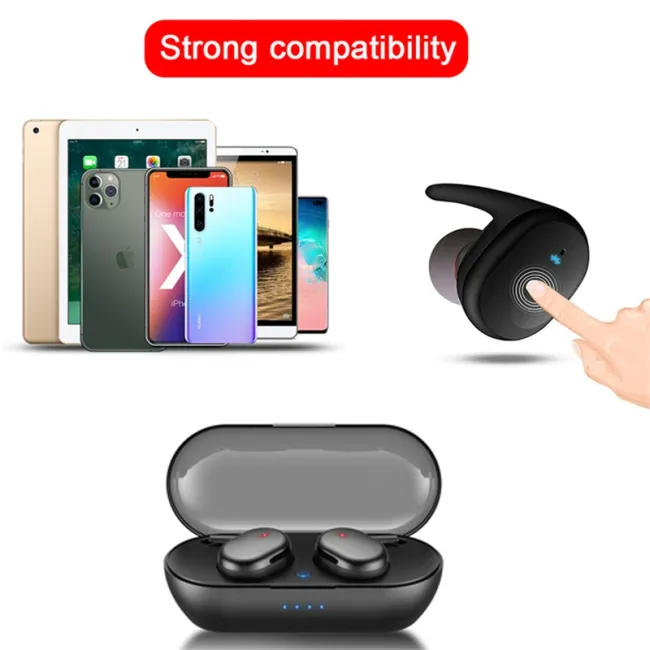 Best Sales Y30 Tws Wireless Smart Bluetooth Earbuds Earphones Headset