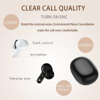 China Smart ENC Wireless Earbuds With Microphone IPX5 Waterproof for sale