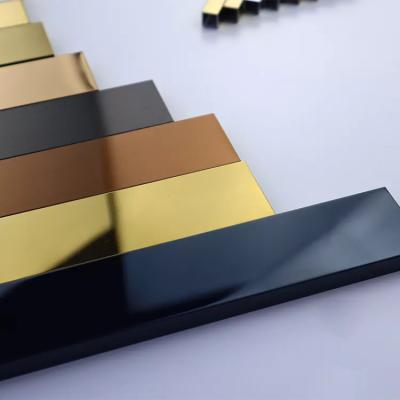 China Mirror Hairline Stainless Steel Tile Corner Trim Decoration China Factory for sale