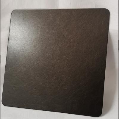 China Vibration SS Sheet Bronw Black Gold Decorative Sheet For Life for sale
