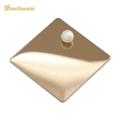 China 1.2mm Thickness Decorative Stainless Steel Sheet 201J1 j2 304 Golden Rose Gold Blue Purple for sale