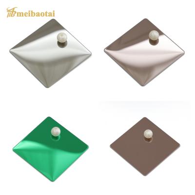 China Mirror Finish Decorative Stainless Steel Sheet JIS Standard 0.8mm Thickness for sale