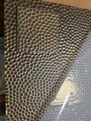 China 201 304 Wall Decoration Stamped Honeycomb Stainless Steel Sheets for sale