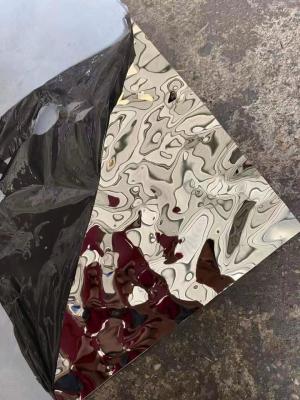 중국 은 금 검은 거울 물 물결 스테인리스 스틸 엽 1219*2438mm 판매용