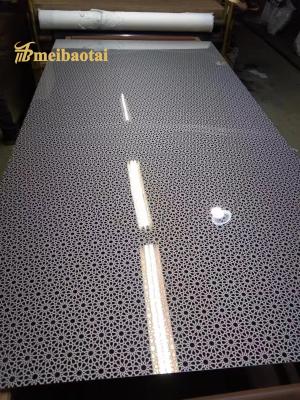 Cina Specchio d'argento decorativo inciso in lamiera di acciaio inossidabile 201 in vendita
