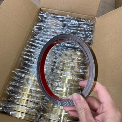 China Metal Stainless Steel PVD Coating Adhesive Roll Flat Tape for sale