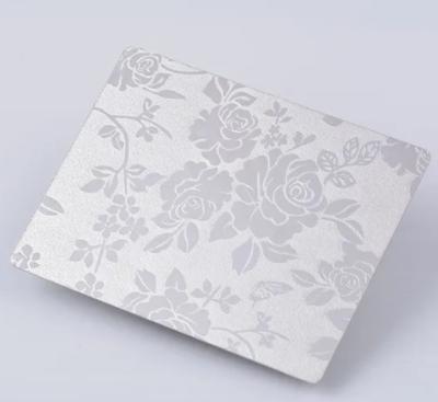 Durable Ss304 Mirror Embossed Stainless Steel Sheet for Signage and Decorations