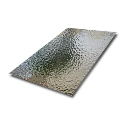 China Mirror Hammer Stamped Stainless Steel Decorative Panel Metal Sheet for sale