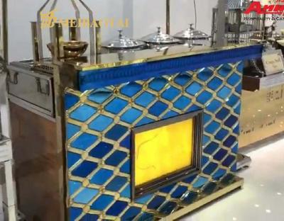 China Rhombus Embossed Stainless Steel Panels For Decorating Kitchen Cabinets for sale