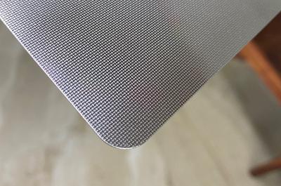 China Double PVC Embossed Stainless Steel Sheet SS 201 Material HV230 Hardness for sale
