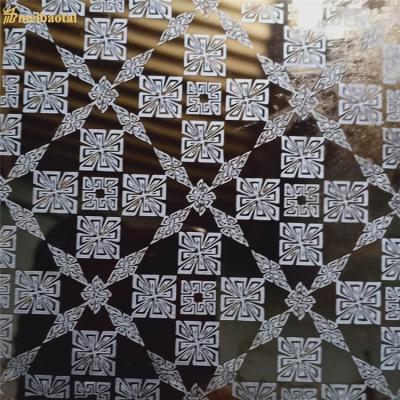 중국 정규적 대칭적 형상 패턴은 스테인레스 강판 엘리베이터 리프트 장식용 패널을 식각했습니다 판매용