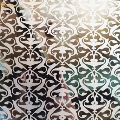 中国 ミラーによってエッチングされるステンレス鋼 シート0.55mmの厚さ装飾的なSSの版 販売のため