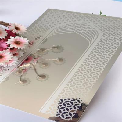 中国 銀製のAisi 304のステンレス鋼の版ミラーのエレベーターSSは広がる 販売のため