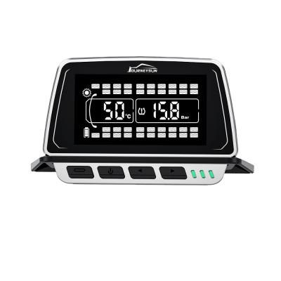 China JYS TPMS Wireless Truck Tire Pressure Monitor Solar Powered Large Screen Real-Time Temperature Alarm G01 Model >12V 1 Year High for sale
