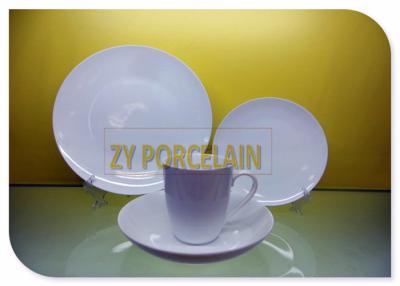 China America 16 Pieces White Dinnerware Plates  OEM / ODM Non - Toxic Tasteless for sale