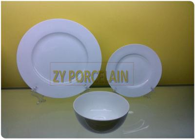 China Durable Construction White Dinner Sets High Intensity Innocuity Cafe Wildly Used for sale