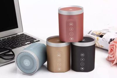 China Mobile Laptop Mini Portable Bluetooth Speakers , Bluetooth Rechargeable Speaker7606 for sale