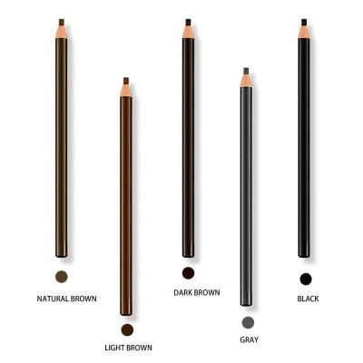China 18.5cm Waterproof Eyebrow Pencil Multiple Color Rendering Long Lasting for sale