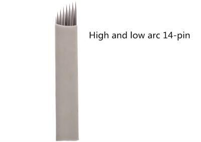 China High Low Arc Permanent Makeup Needles , Disposable Microblading Needles for sale