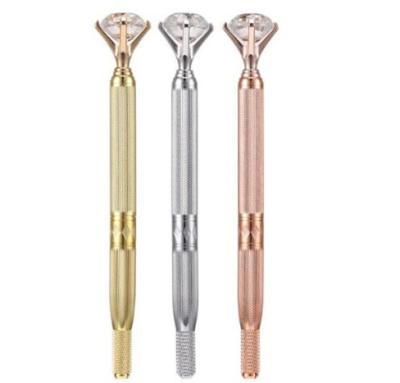 China Diamond Semi Permanent Eyebrow Tattoo Pen Aluminum Material Comfortable Use for sale