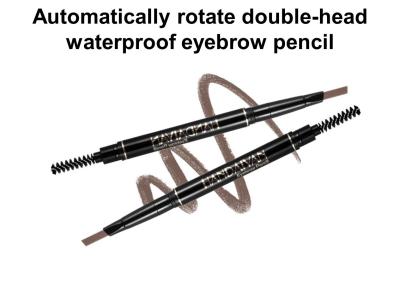 China Retractable Eyebrow Pencil Automatically Rotate Size 140mm * 9mm for sale
