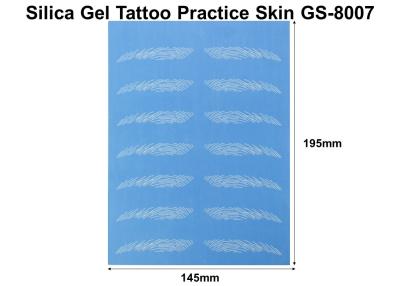 China Soft Silicone Tattoo Practice Skin Size 195mm*145mm For Beauty School Students for sale