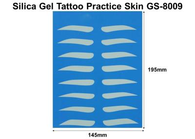 China Fake Skin Material Silicone Tattoo Skin Double Sides Size 195mm*145mm for sale