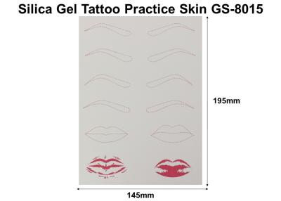 China Silica Silicone Tattoo Practice Skin Disposable For Gel Professional Beginner for sale